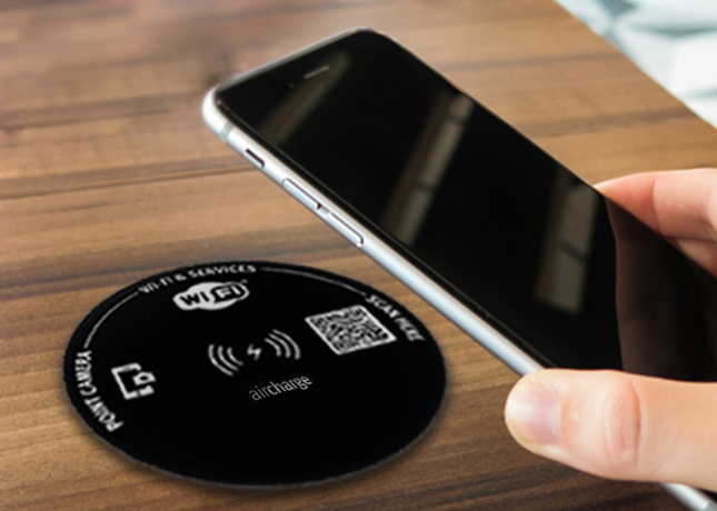 Aircharge | Mobile phone charging at hotels is turning wireless